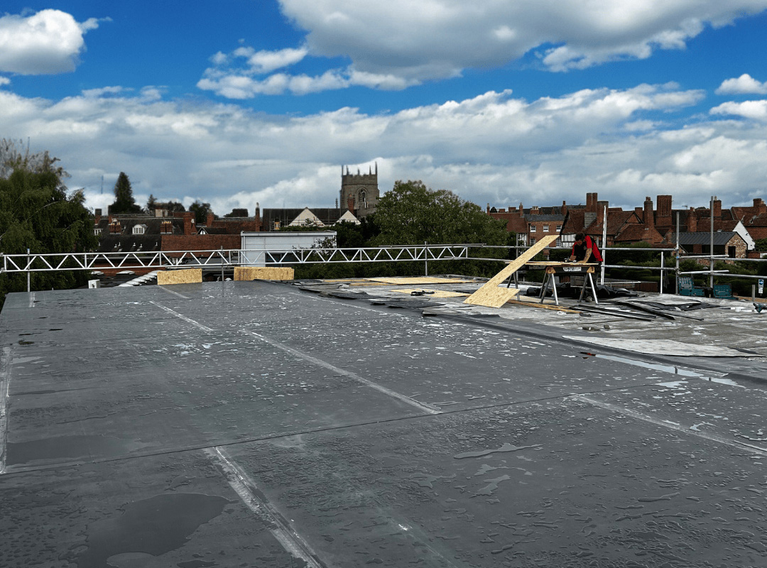EPDM Rubber Roofing Installation in Stratford-Upon-Avon